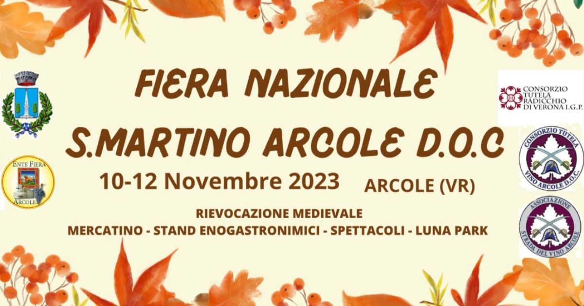 Comune di Arcole - Fiera Nazionale S. Martino Arcole D.O.C.