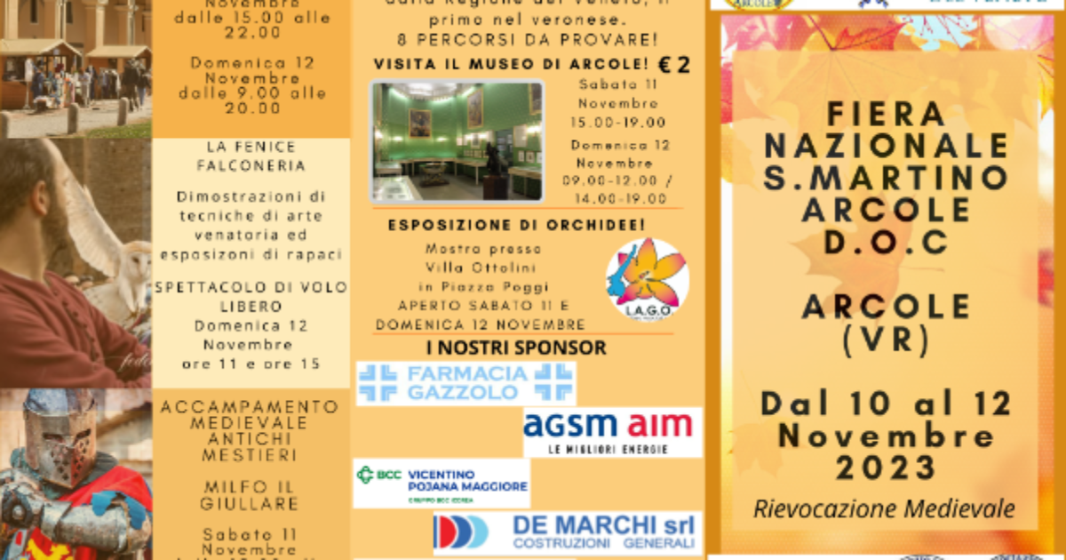 Comune di Arcole - Fiera Nazionale San Martino 2023